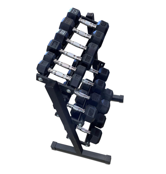 2 Tier 24" Dumbbell Rack FS-7337G – the-fitness-squadron