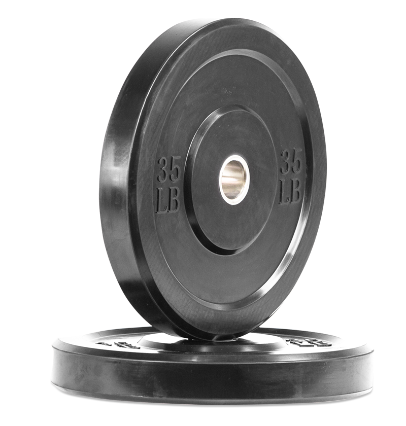 Black Bumper Plate (PAIR) – the-fitness-squadron